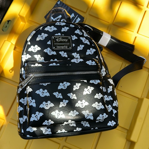 Loungefly | Bags | Loungefly Disney Totally Batty Mickey Bat Aop Mini ...